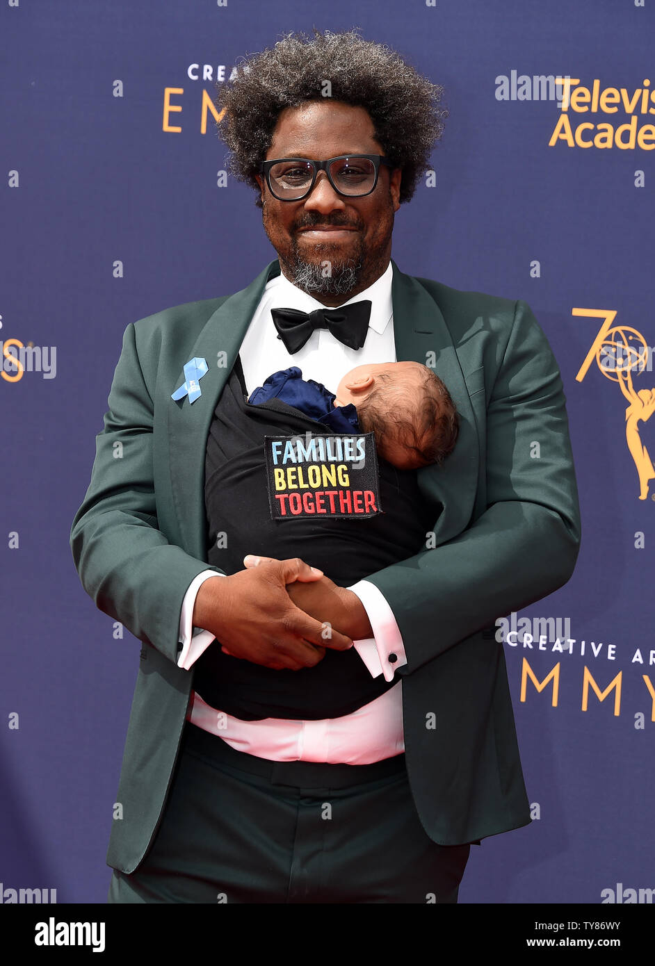 W. Kamau Bell attends the Creative Arts Emmy Awards at the Microsoft ...