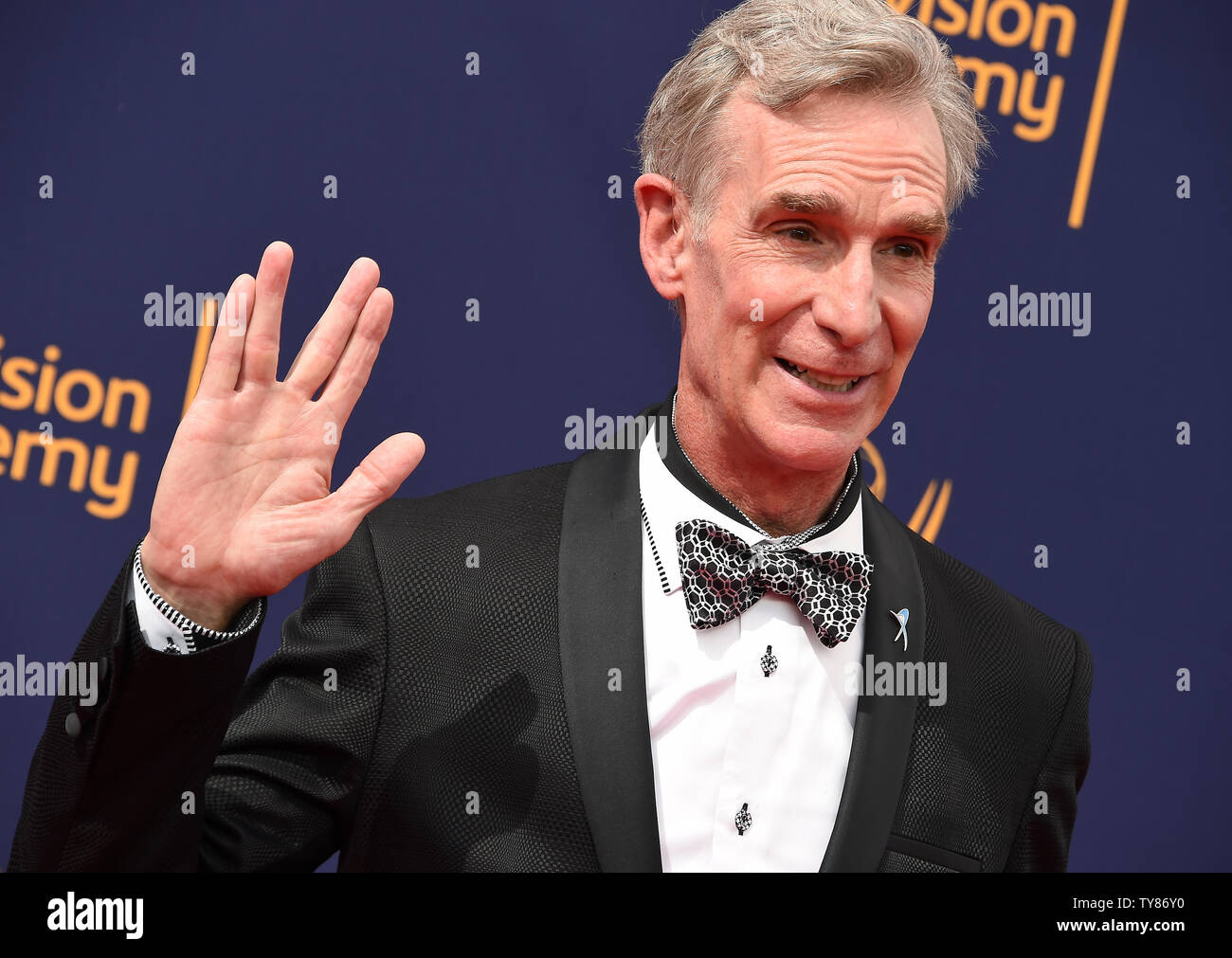 Bill Nye attends the Creative Arts Emmy Awards at the Microsoft Theater ...