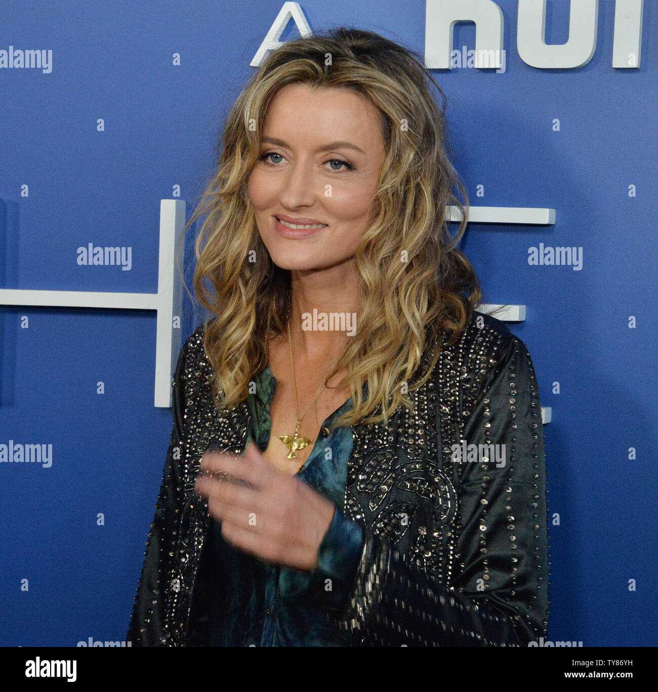 Cast member Natascha McElhone attends the premiere of Hulu's sci-fi ...