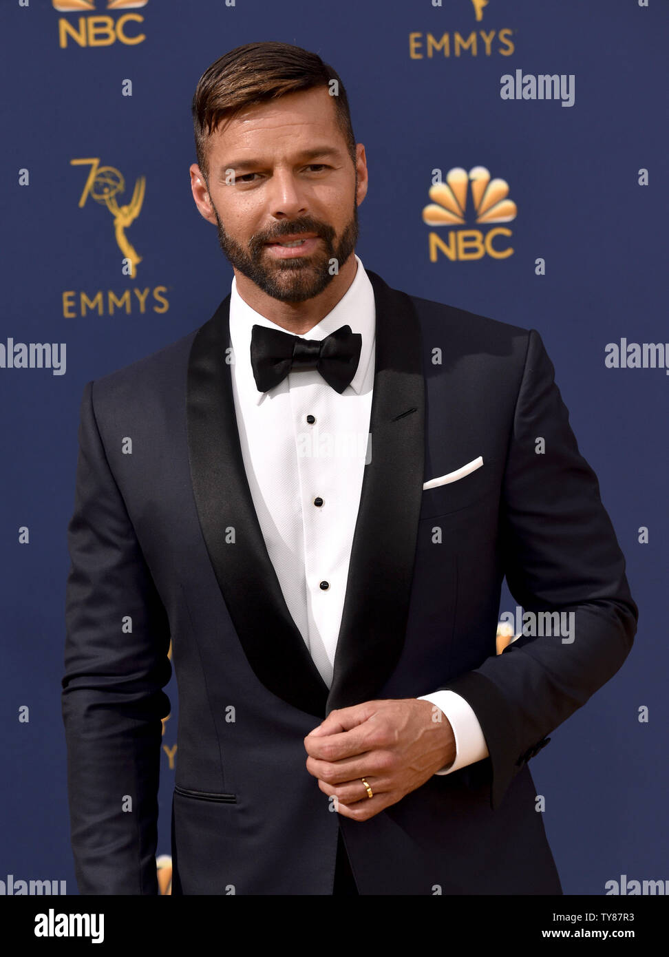 Singer Ricky Martin attends the 70th annual Primetime Emmy Award at the ...