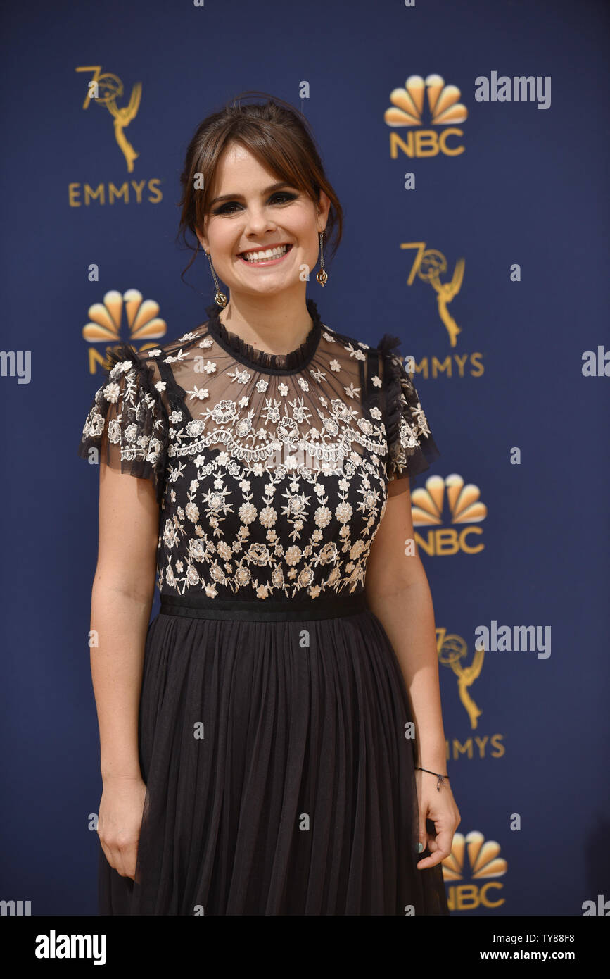 Actor Amy Hoggart attends the 70th annual Primetime Emmy Awards at the ...