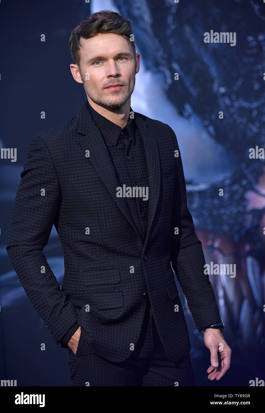 Scott Haze attends the premiere of 'Venom' at the Regency Village ...