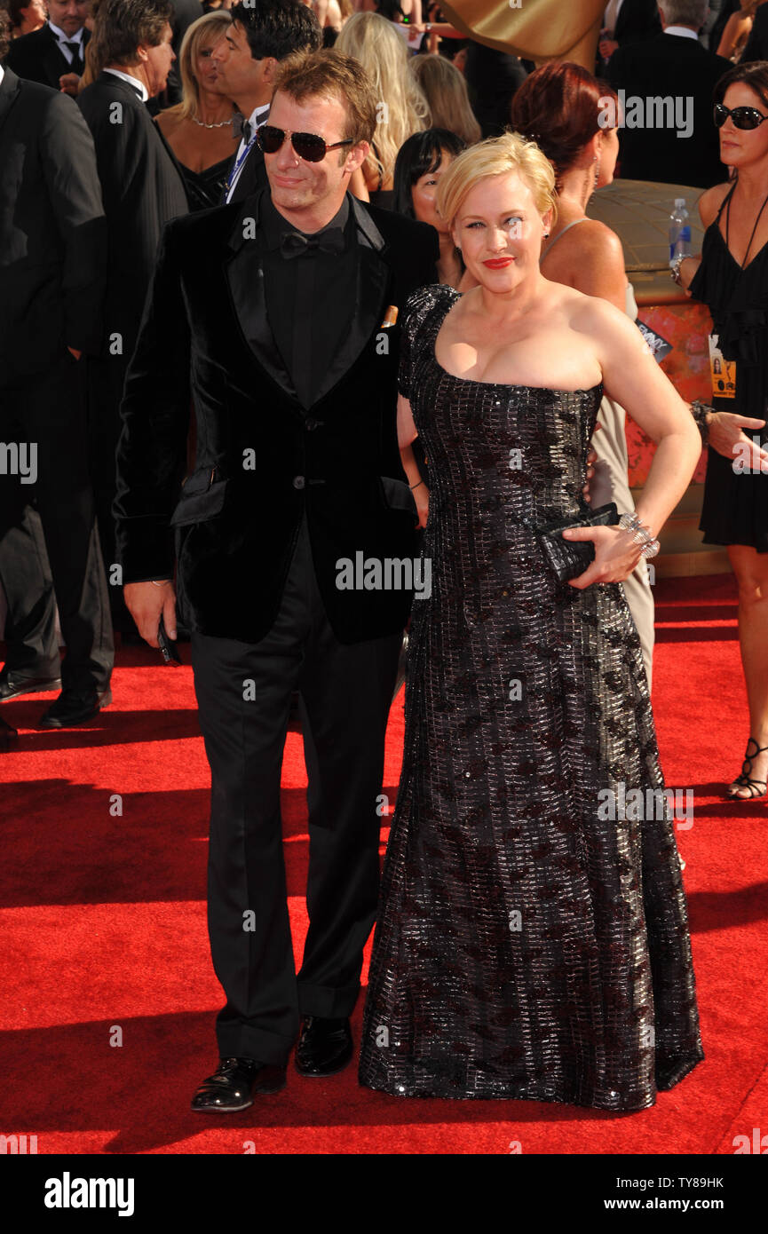 LOS ANGELES, CA. September 20, 2009: Patricia Arquette & husband Thomas ...