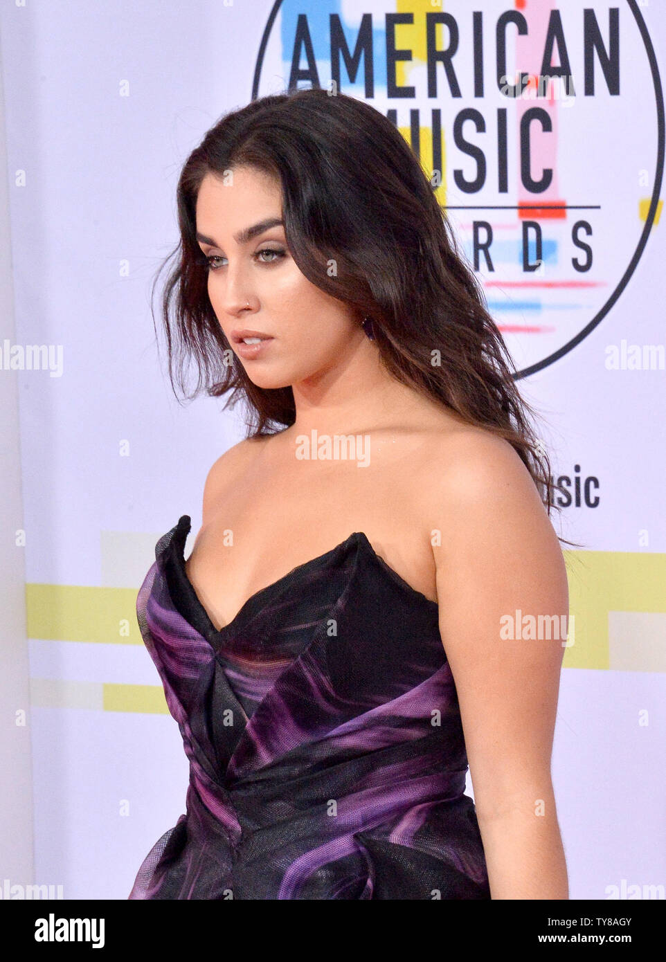 Singer Lauren Jauregui arrives for the 46th annual American Music ...