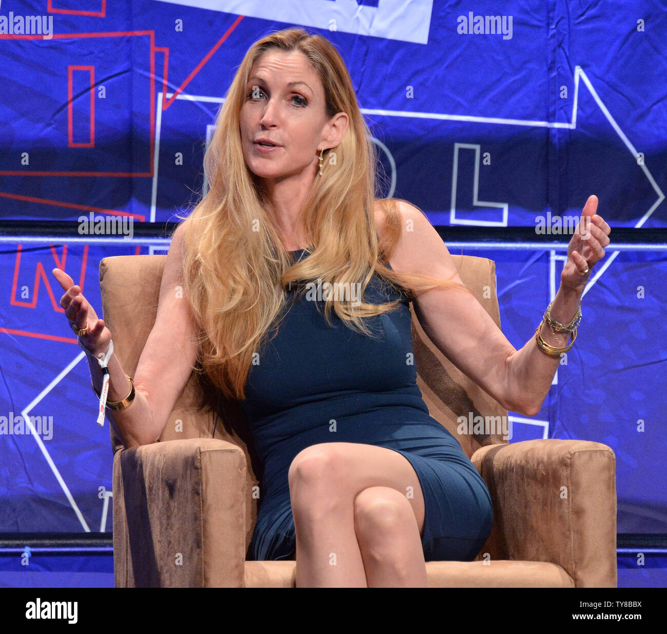 Ann Coulter participates in the "Ask Ann Anything" panel during ...