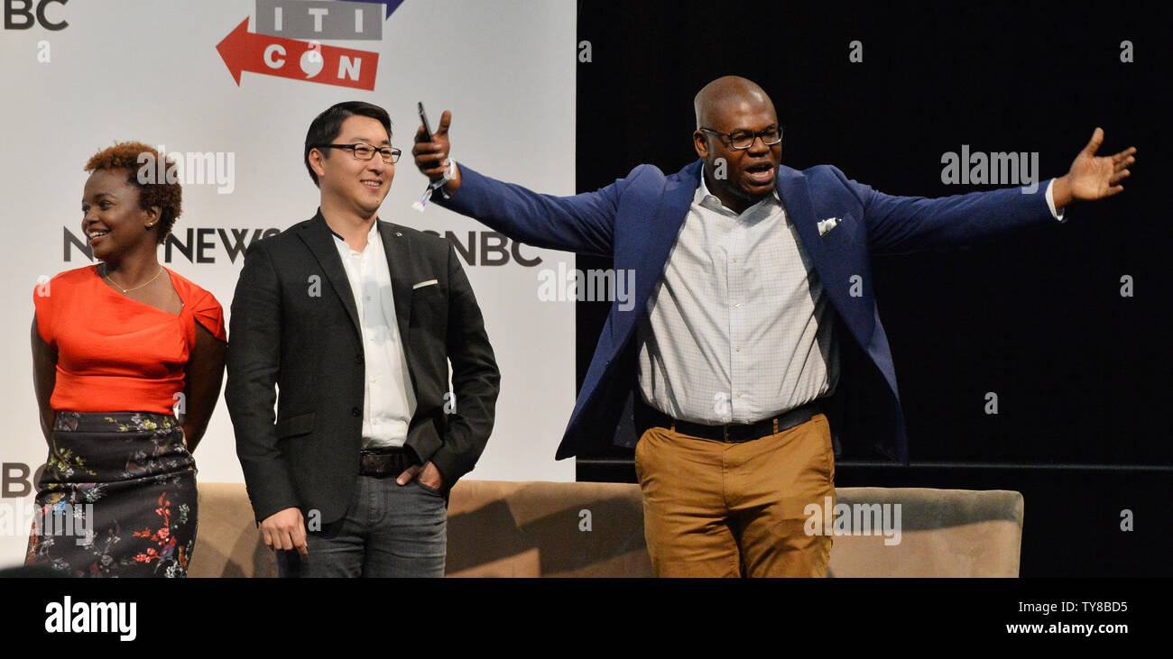 MSNBC contributors Karine Jean-Pierre, Kurt Bardella and Dr. Jason ...