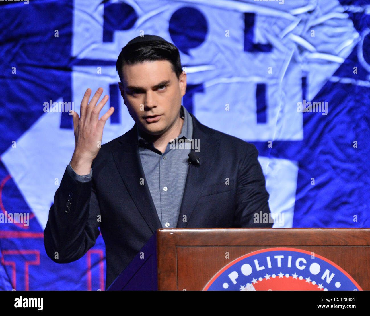 Ben Shapiro participates Politicon at the Los Angeles Convention Center ...