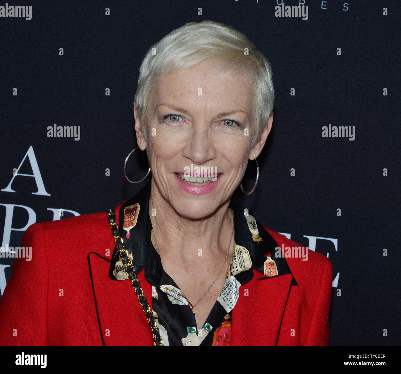 Songwriter Annie Lennox attends the premiere of the motion picture ...