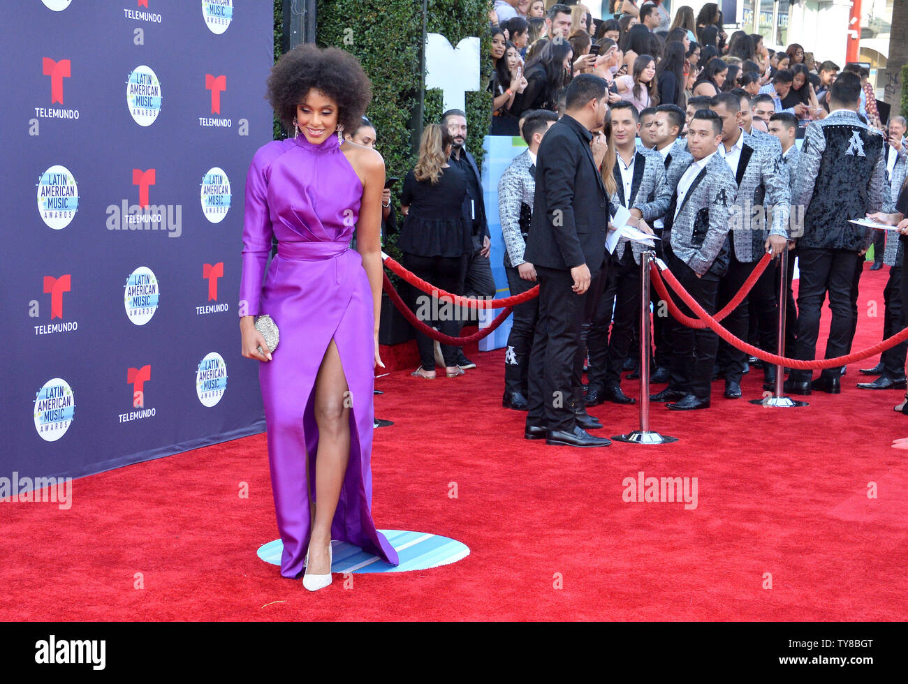 Actress Jeimy Osorio arrives for the fourth annual Latin American Music ...