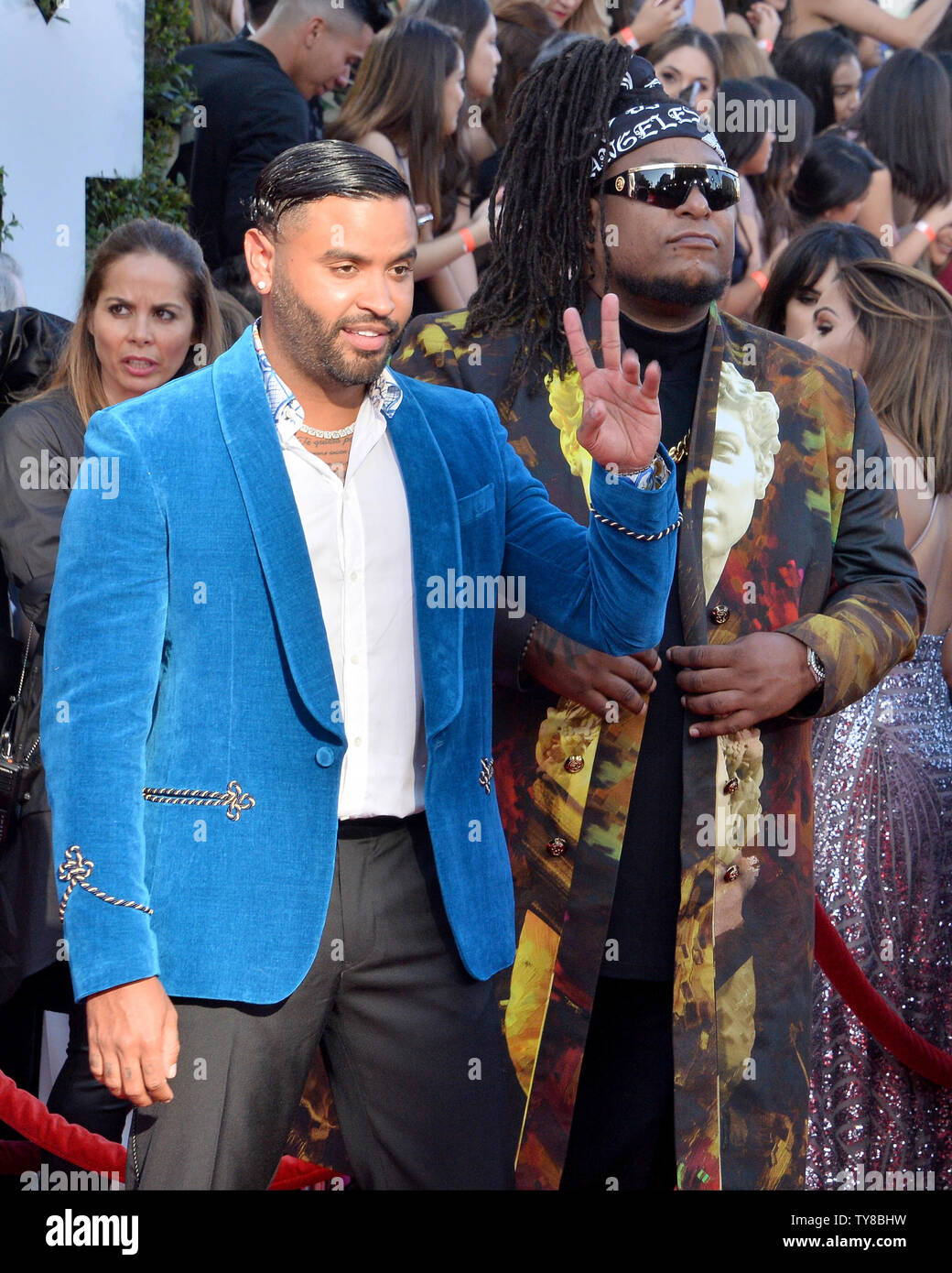 Musical duo Zion & Lennox arrives for the fourth annual Latin American ...