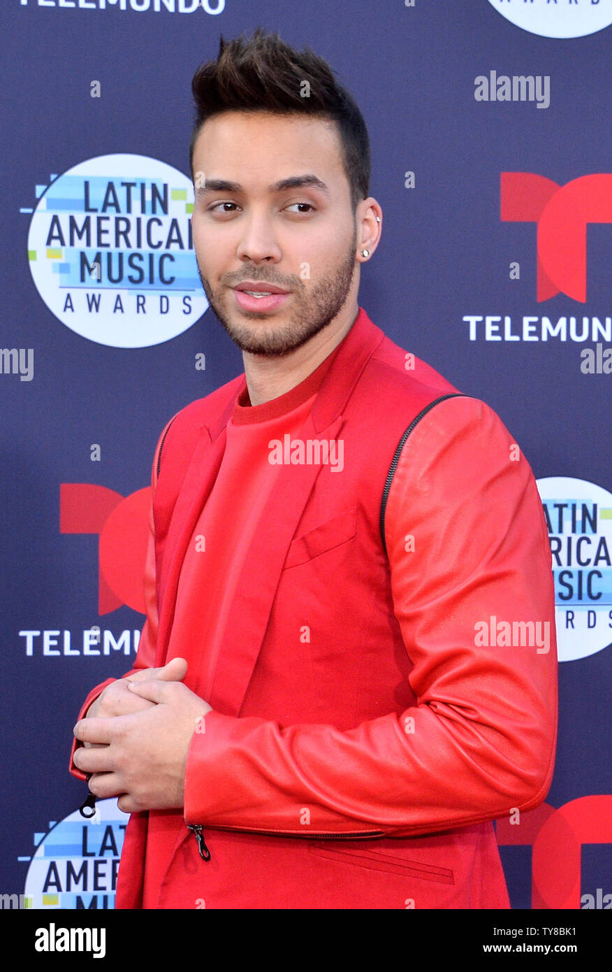 Singer Prince Royce arrives for the fourth annual Latin American Music ...