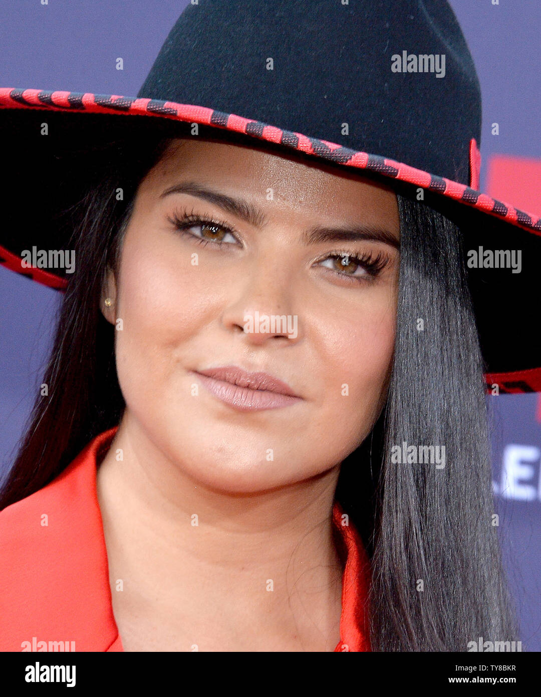 Singer Litzy arrives for the fourth annual Latin American Music Awards ...