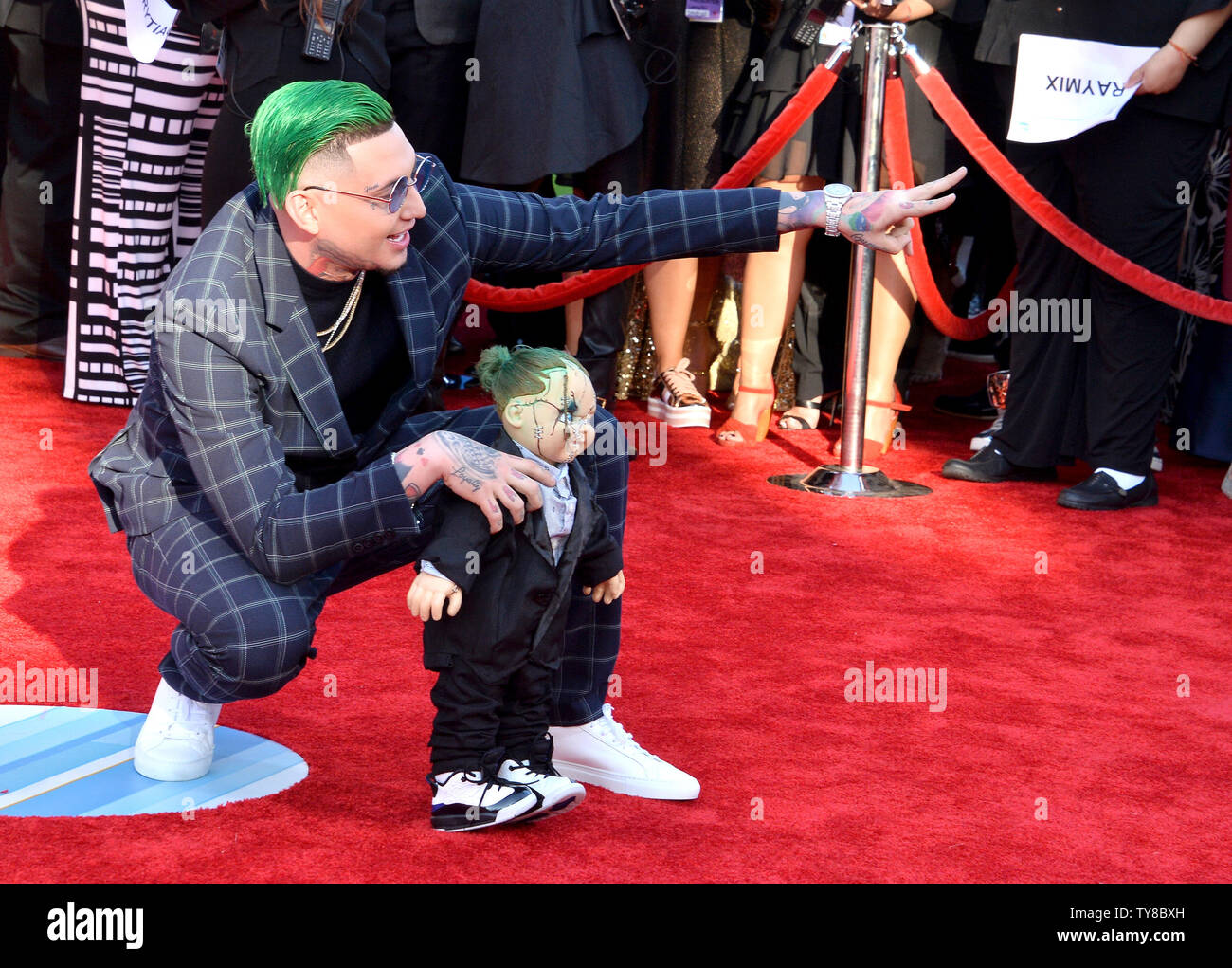 Musical artist Lary Over arrives for the fourth annual Latin American ...