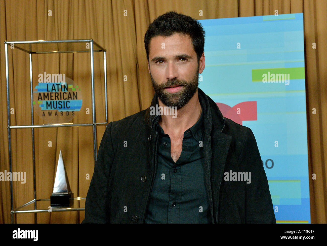Actor Matias Novoa appears backstage at the fourth annual Latin ...