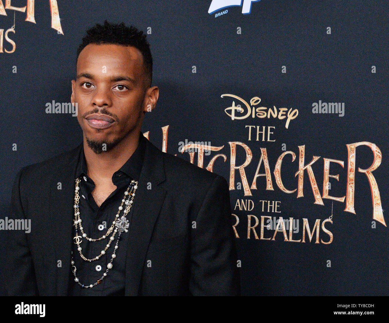 Cast member Lil Buck attends the motion picture fantasy "The Nutcracker ...
