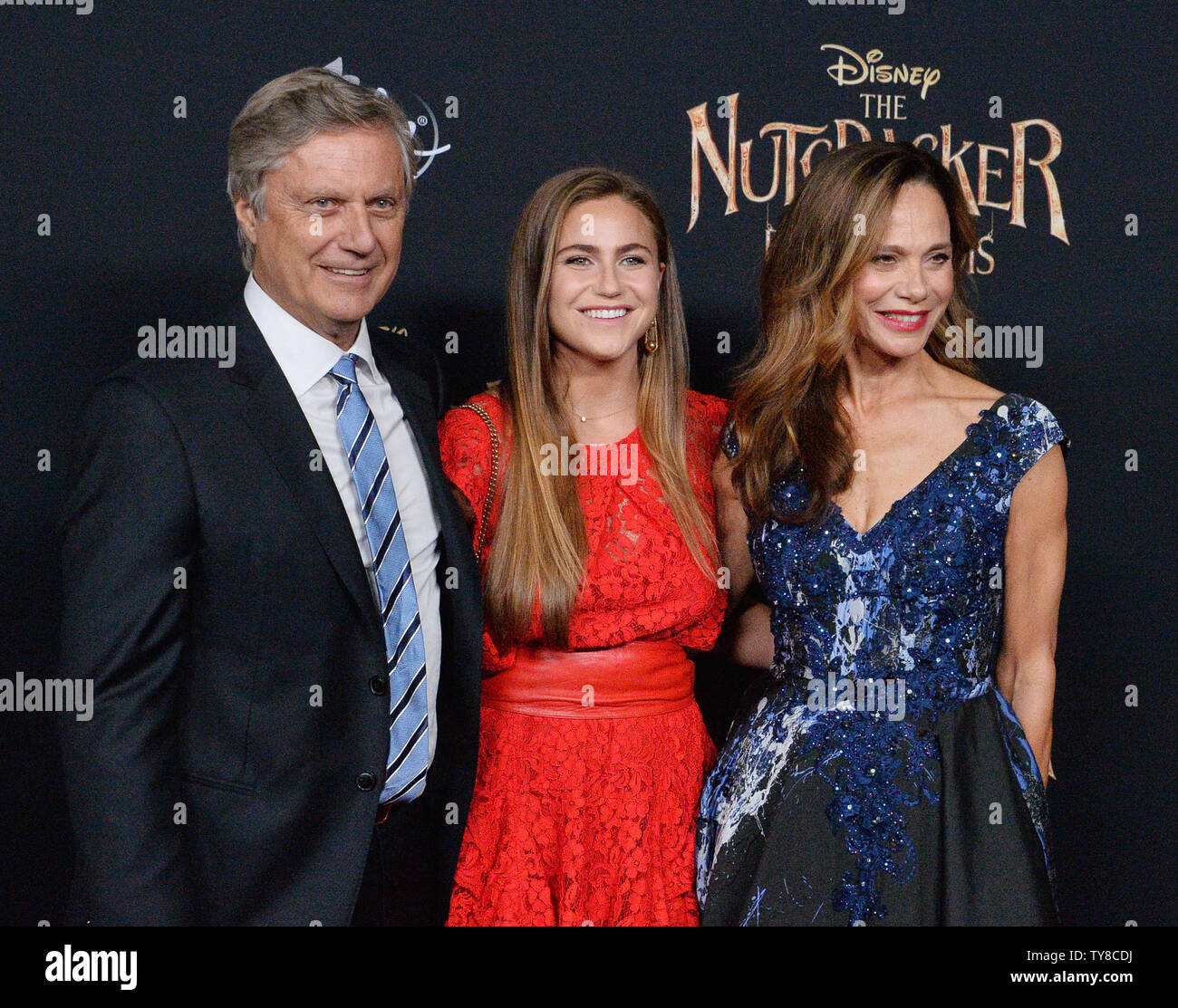 Director Lasse Hallstrom and his wife Lena Olin and their daughter Tora ...