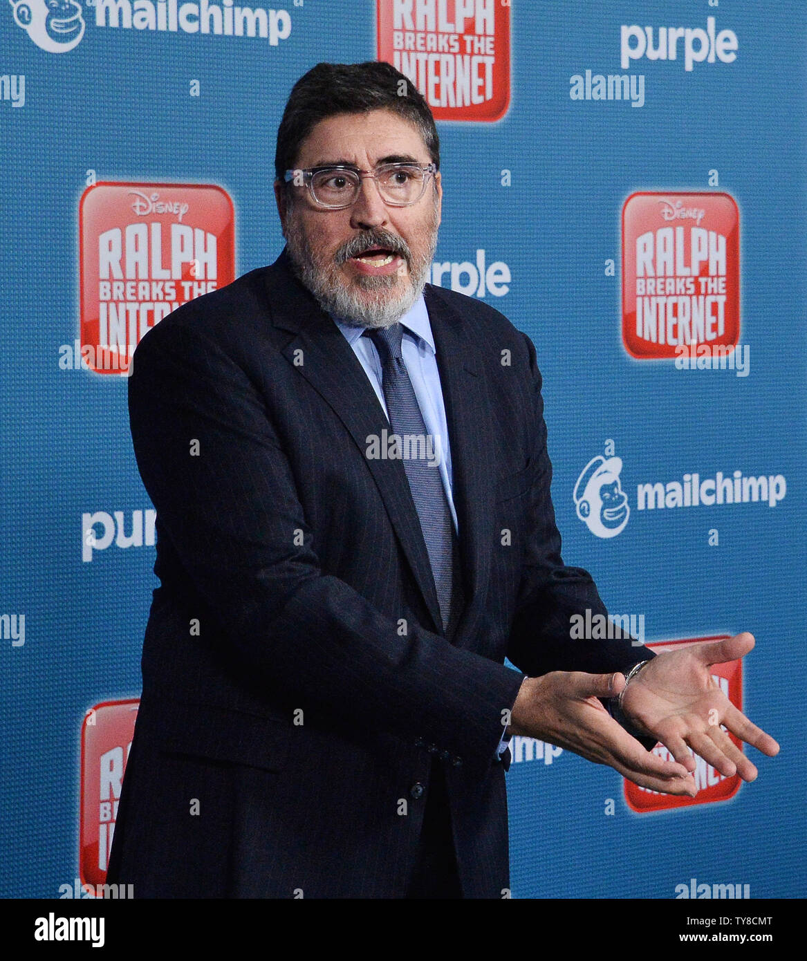 Cast member Alfred Molina, the voice of Double Dan in the animated ...