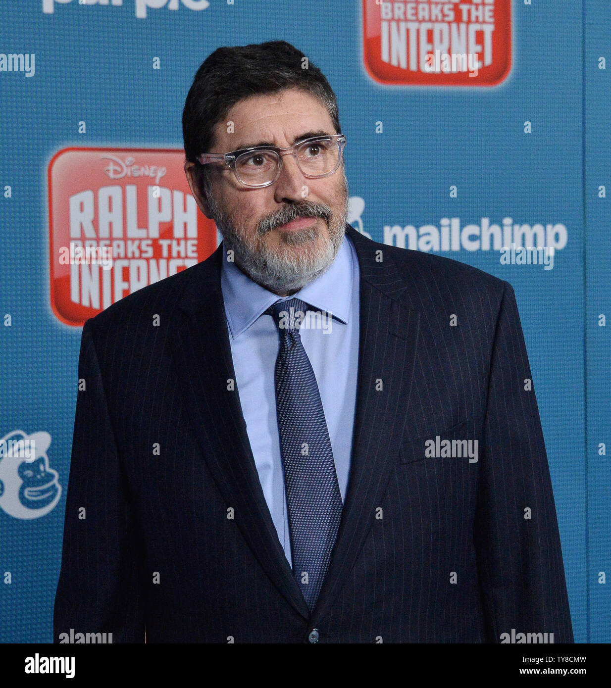 Cast member Alfred Molina, the voice of Double Dan in the animated ...