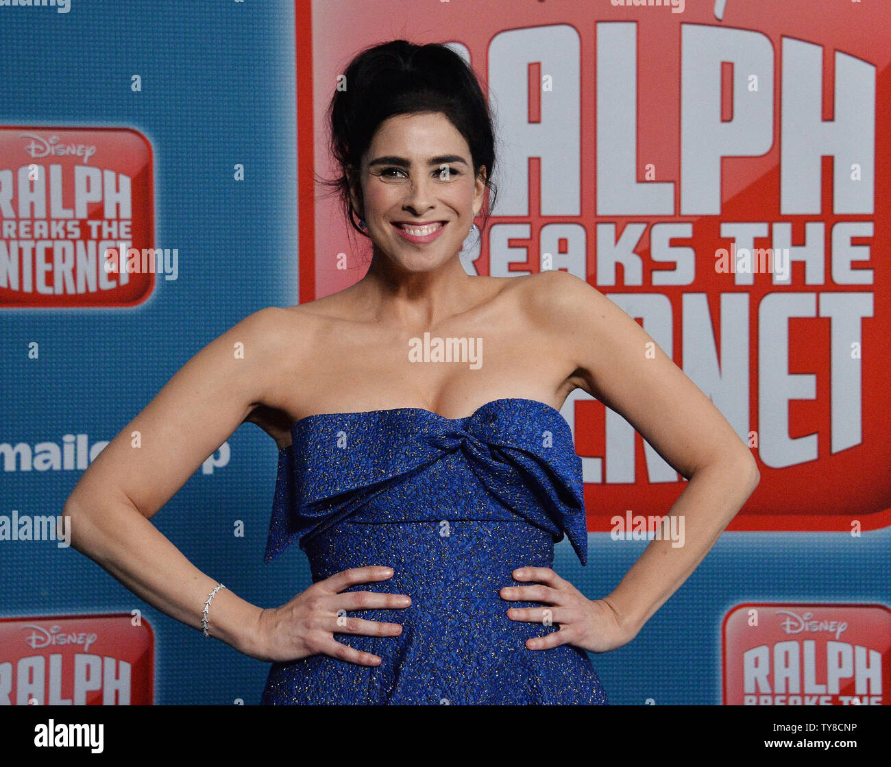 Cast member Sarah Silverman., the voice of Vanellope in the animated ...