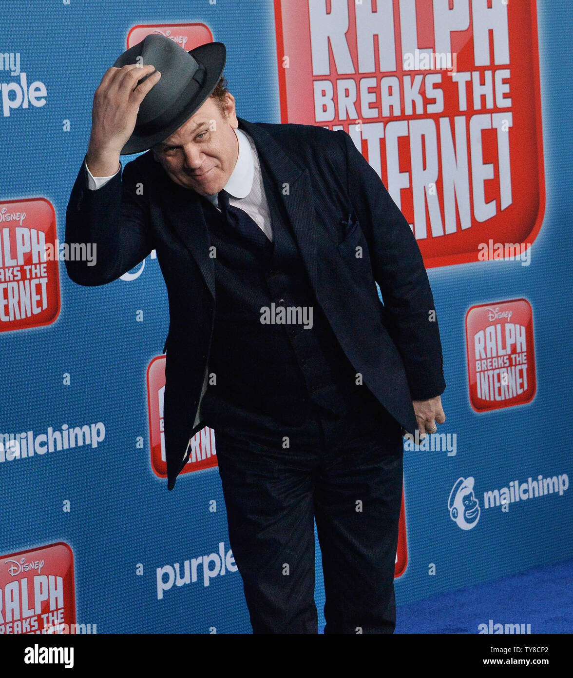 Cast member John C. Reilly, the voice of Ralph in the animated motion ...