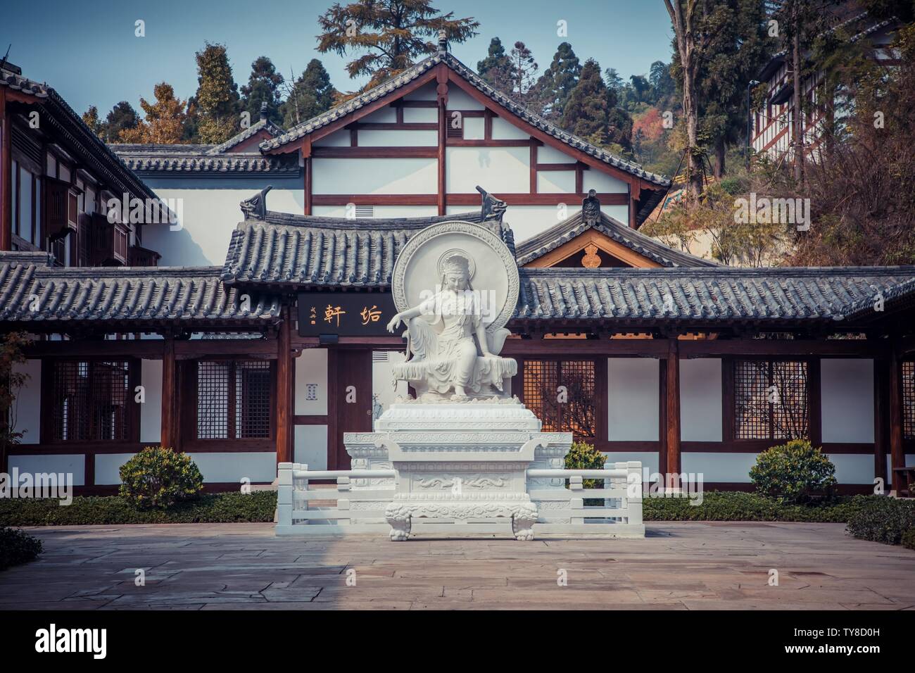 Jingshan Temple, Yuhang City, Hangzhou City, Zhejiang Province Stock ...