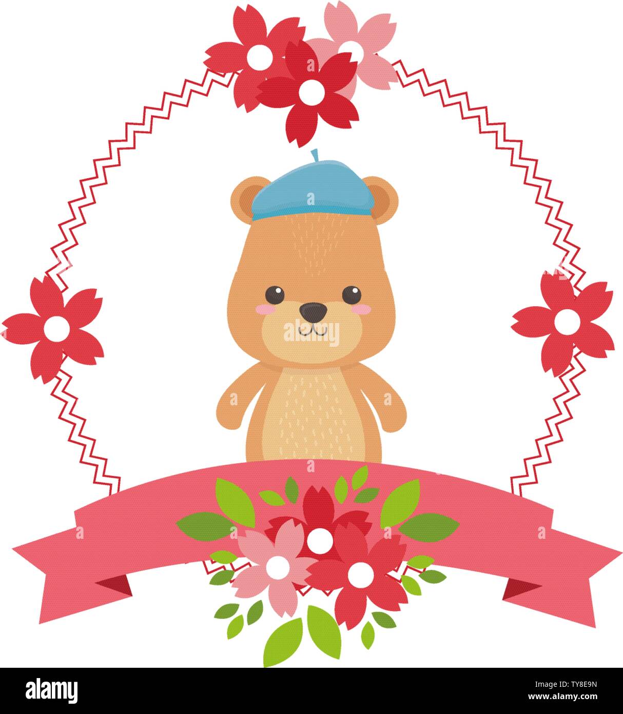 Bear cartoon design, Animal cute zoo life nature and fauna theme Vector ...