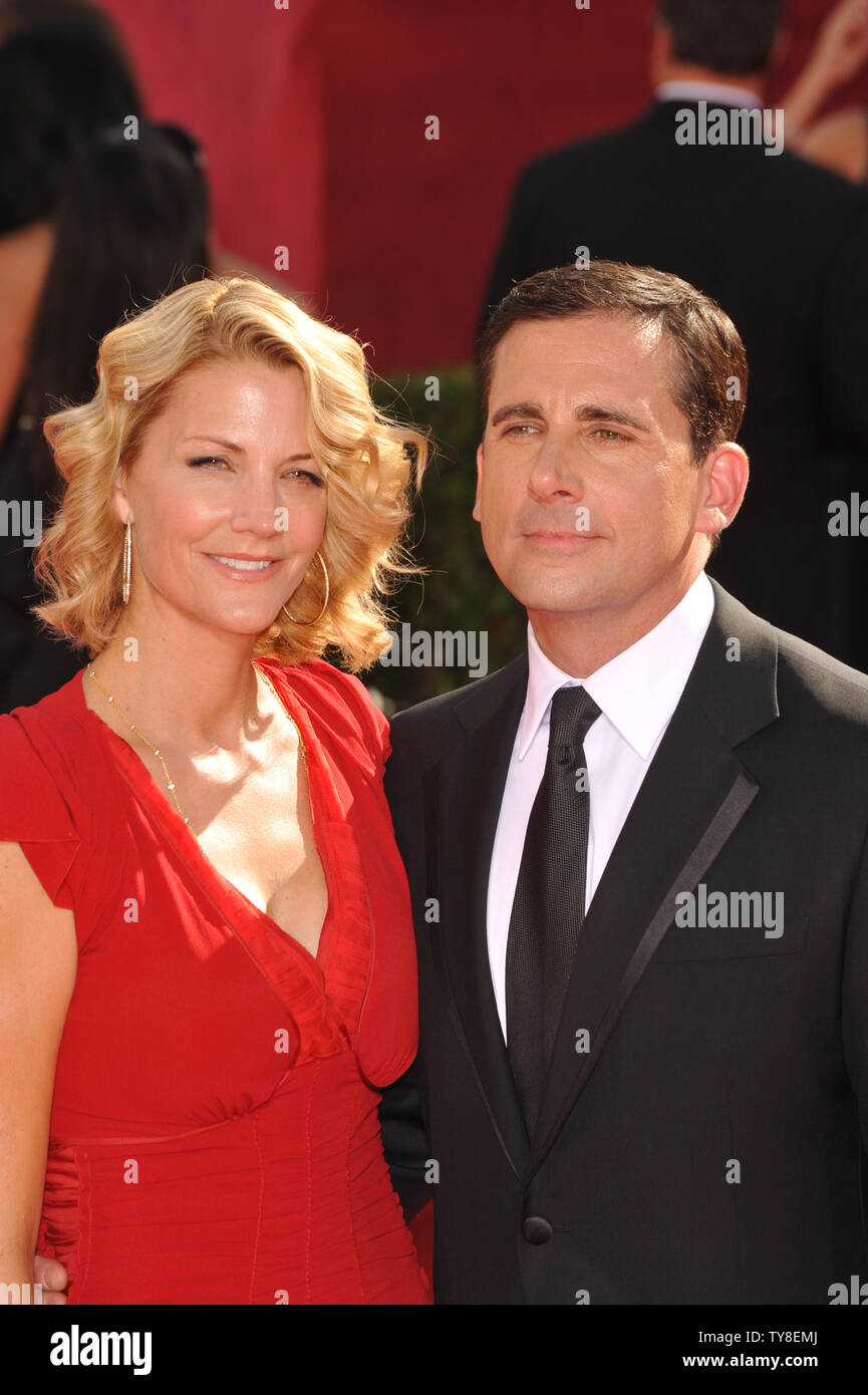 LOS ANGELES, CA. September 20, 2009: Steve Carrell & wife Nancy at the ...