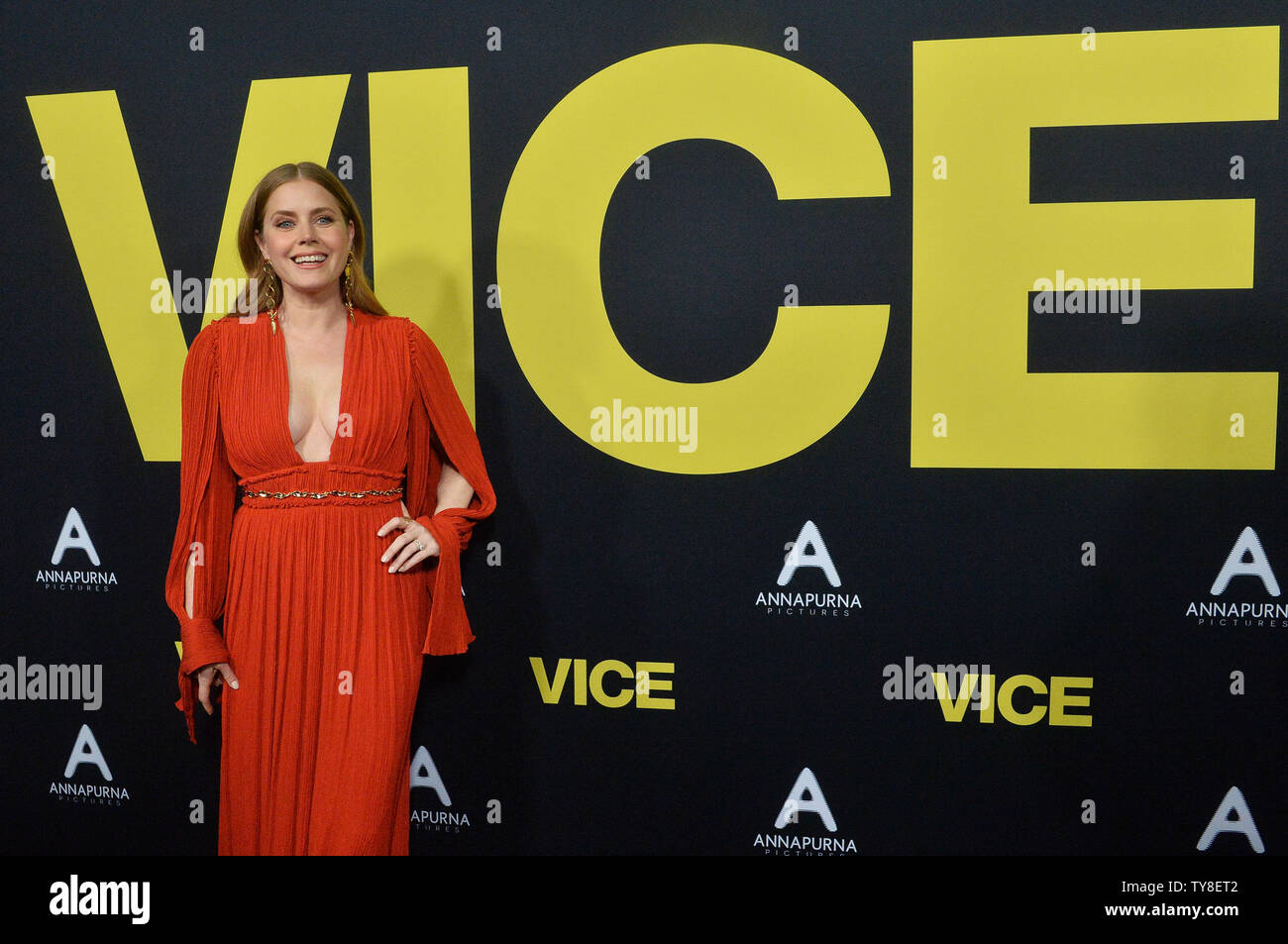 Cast member Amy Adams, who portrays Lynne Cheney in the biographical ...