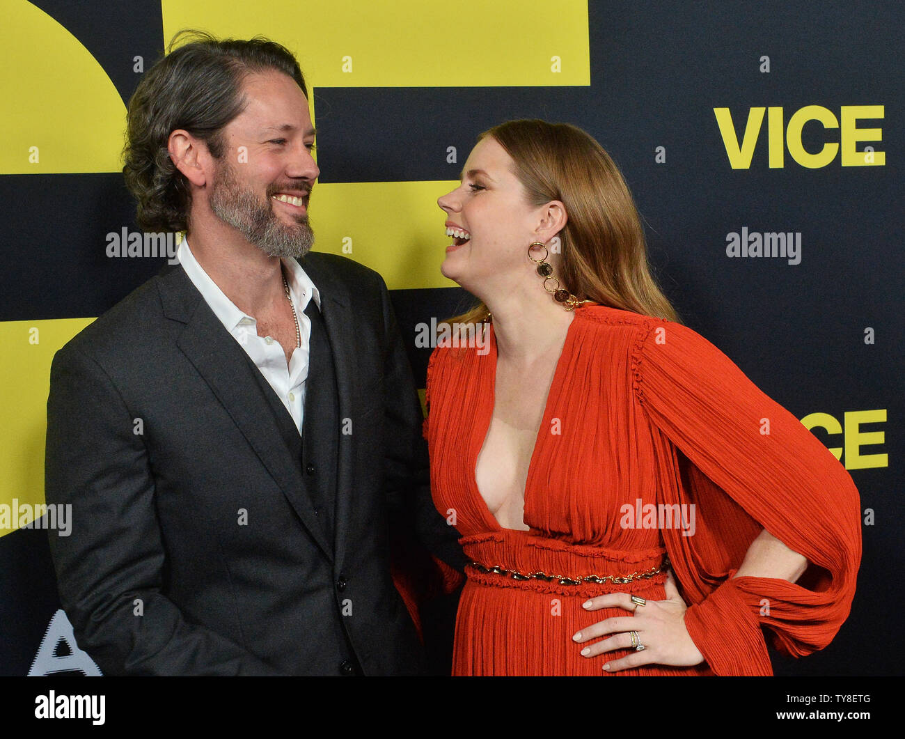 Cast member Amy Adams, who portrays Lynne Cheney in the biographical ...