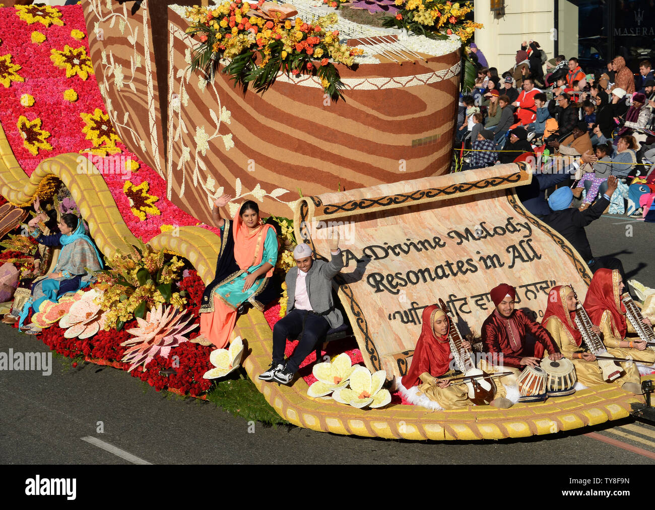 The United Sikh Mission's float "A Divine Melody Resonates In All ...