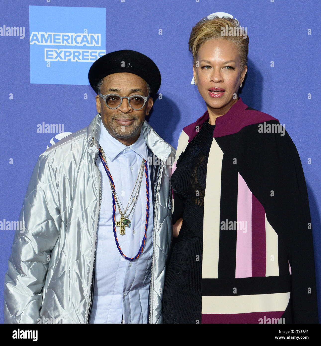 Director Spike Lee and his wife Tonya Lewis Lee attend the 30th annual ...