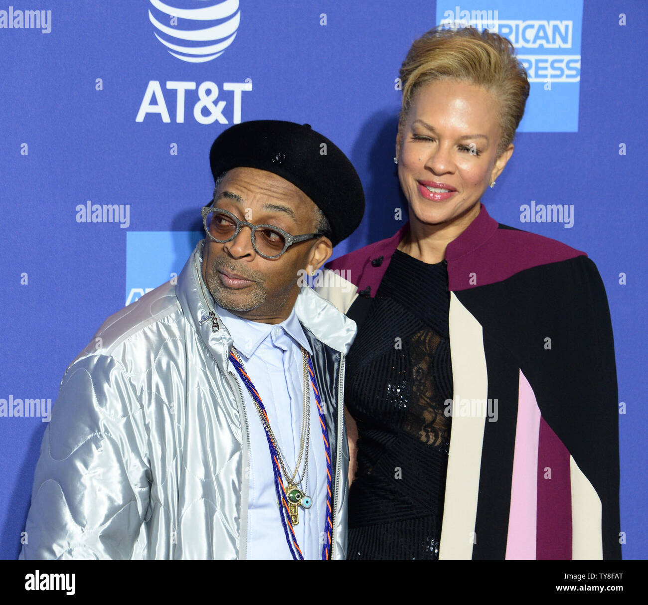 Director Spike Lee and his wife Tonya Lewis Lee attend the 30th annual ...