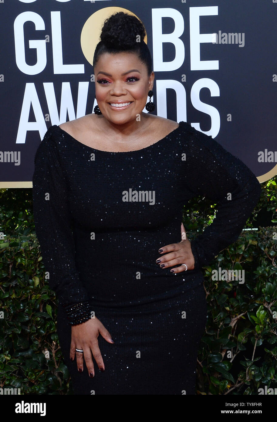 Actress Yvette Nicole Brown attends the 76th annual Golden Globe Awards ...