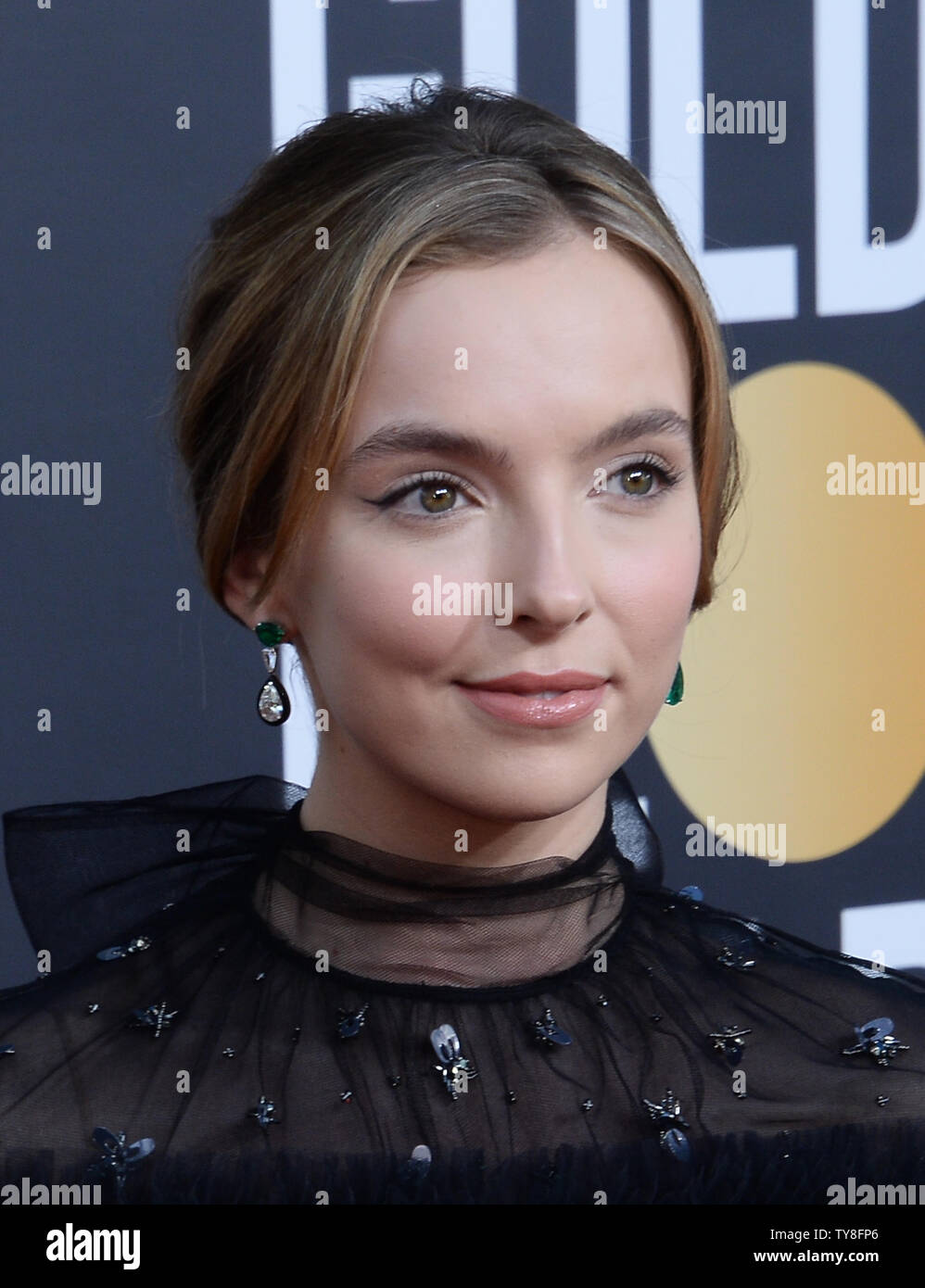 Actor Jodie Comer attends the 76th annual Golden Globe Awards at the ...