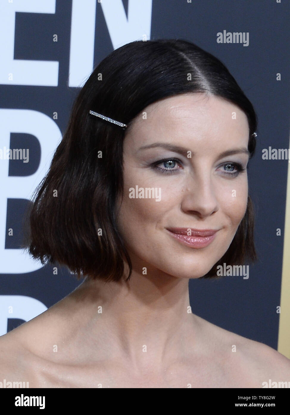 Actor Caitriona Balfe attends the 76th annual Golden Globe Awards at ...