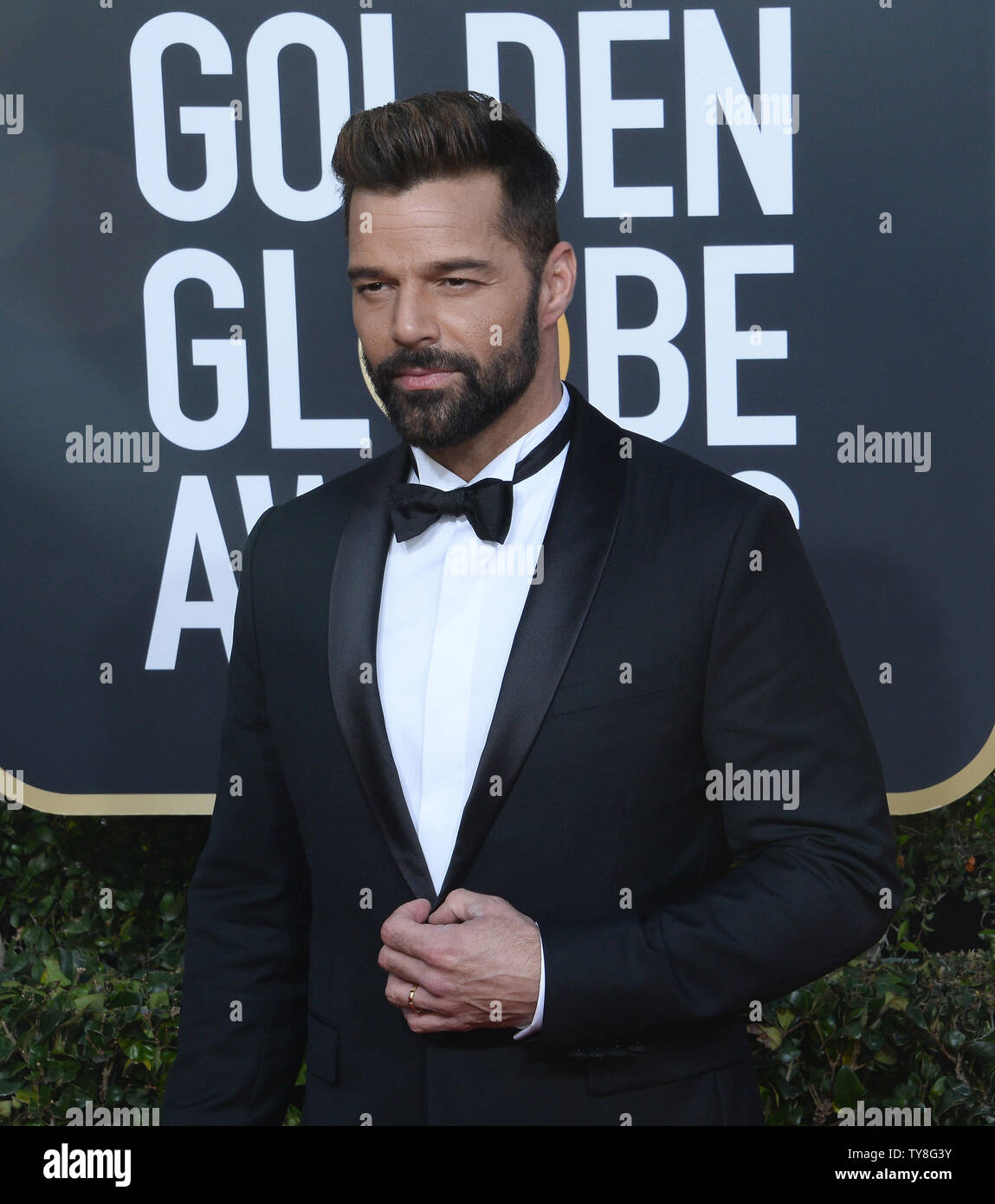 Singer Ricky Martin attends the 76th annual Golden Globe Awards at the ...