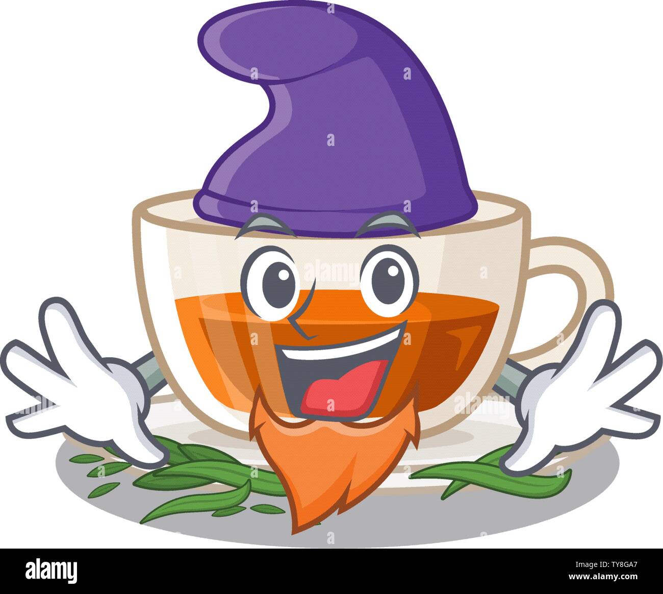 Elf darjeeling tea isolated in the cartoon Stock Vector Image & Art - Alamy