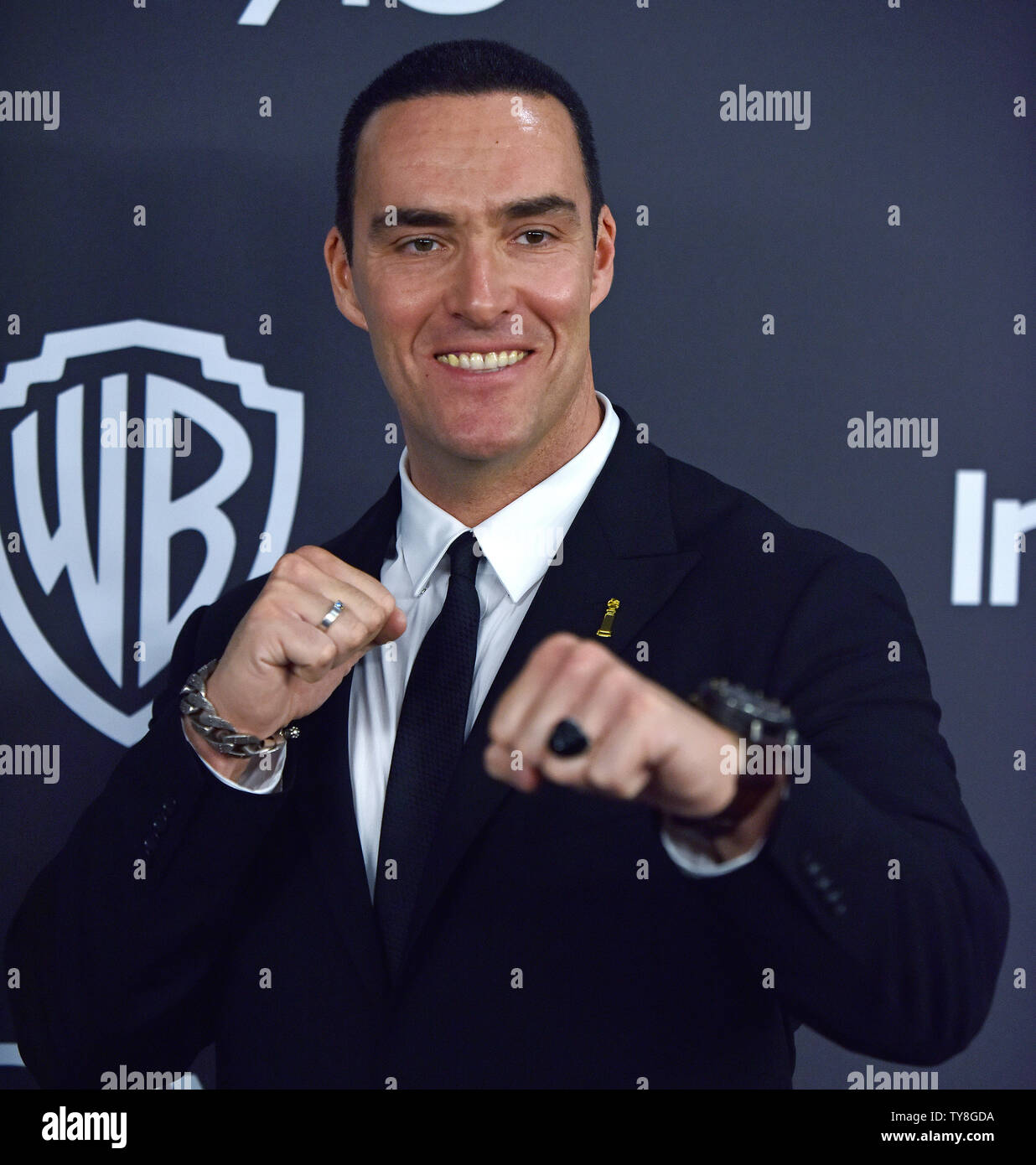 Bodybuilder Alexander Nevsky attends the 20th annual InStyle and Warner ...