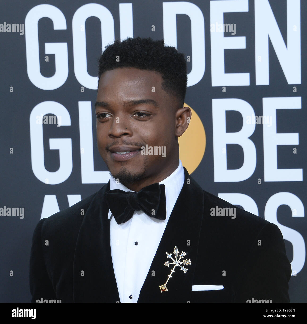 Actor Stephan James attends the 76th annual Golden Globe Awards at the ...