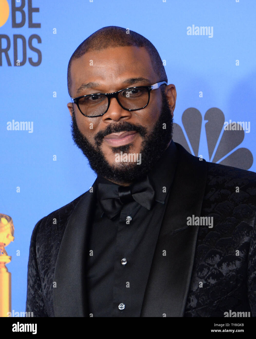 Actor Tyler Perry appears backstage during the 76th annual Golden Globe ...