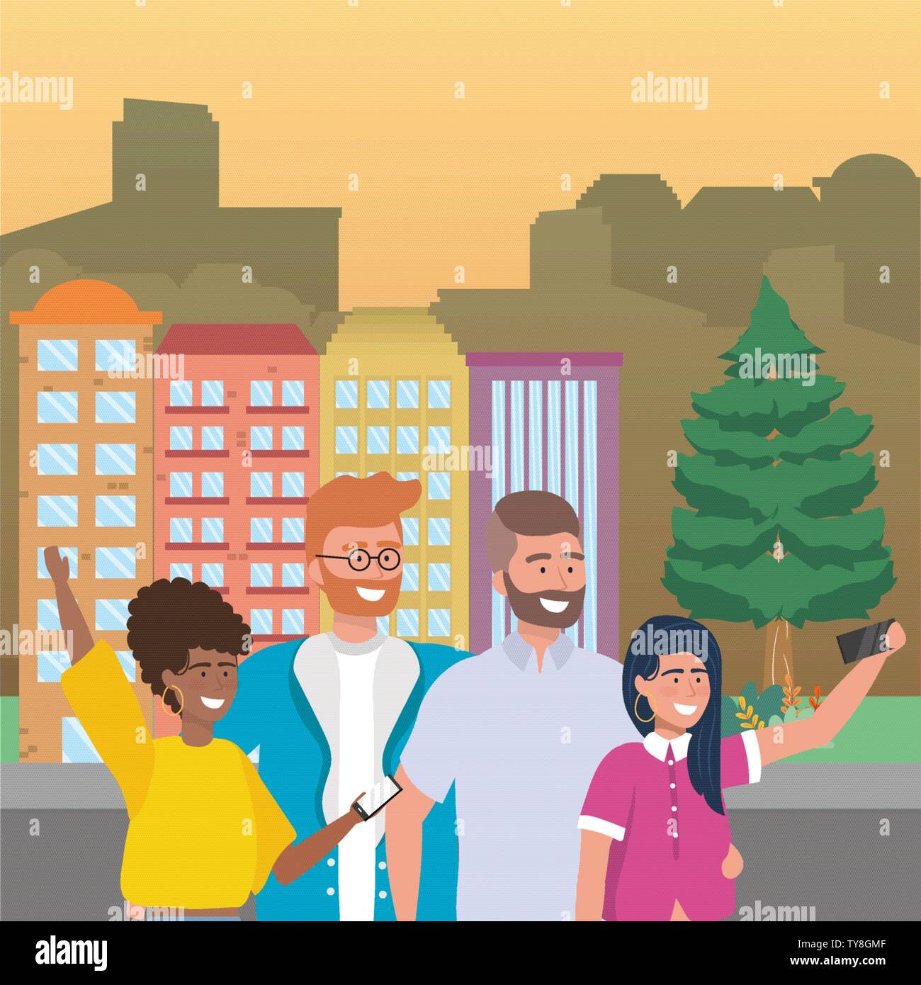 Woman and man avatars design, Person people human profile and user ...