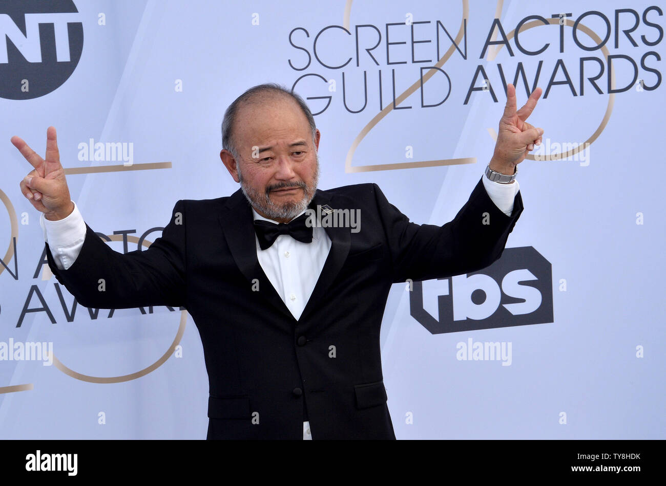 Clyde Kusatsu arrives for the the 25th annual SAG Awards held at the ...