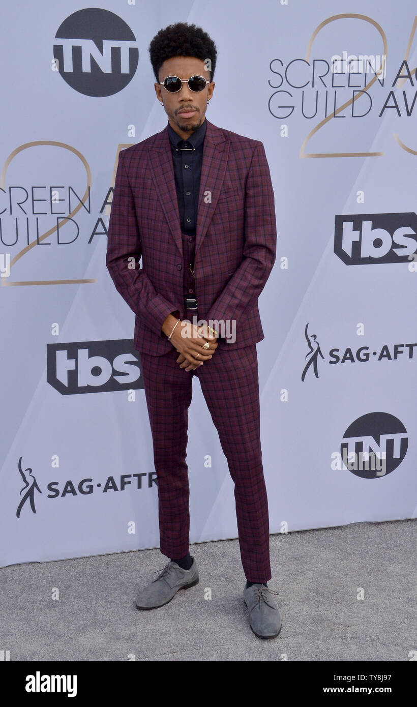 Darrell Britt-Gibson arrives for the the 25th annual SAG Awards held at ...