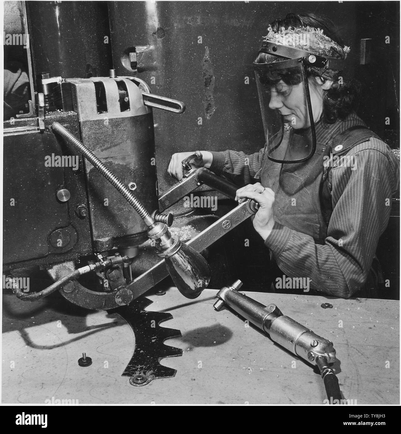Mary Miller, operator of a router at the Boeing plant in Seattle ...