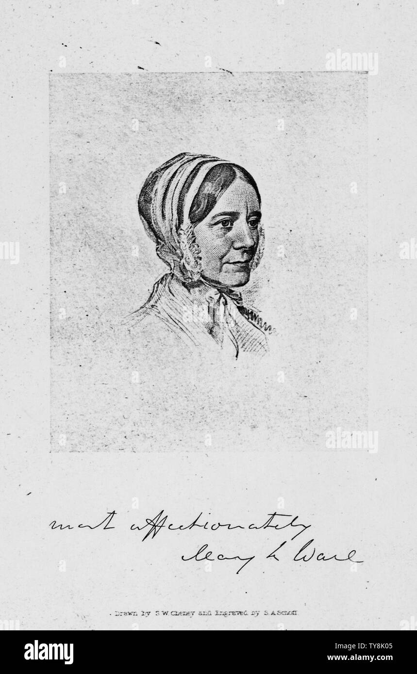 Mary Ware Portrait; Scope and content: Sketch drawing of Mary Ware ...