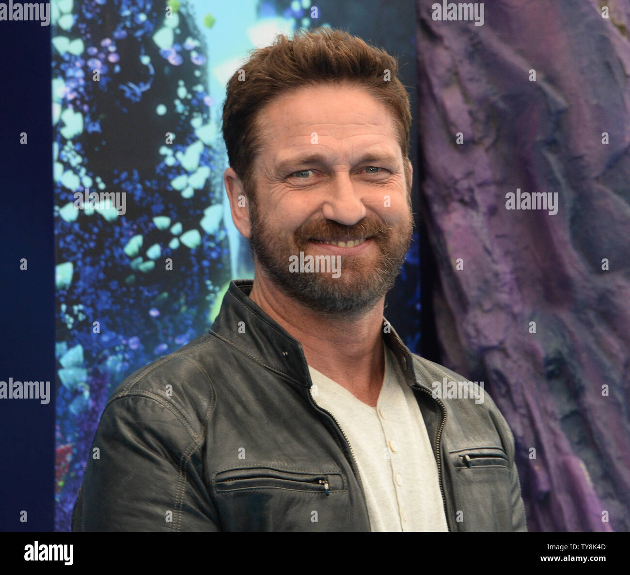 Cast member Gerard Butler, the voice of Stoick in the animated motion ...