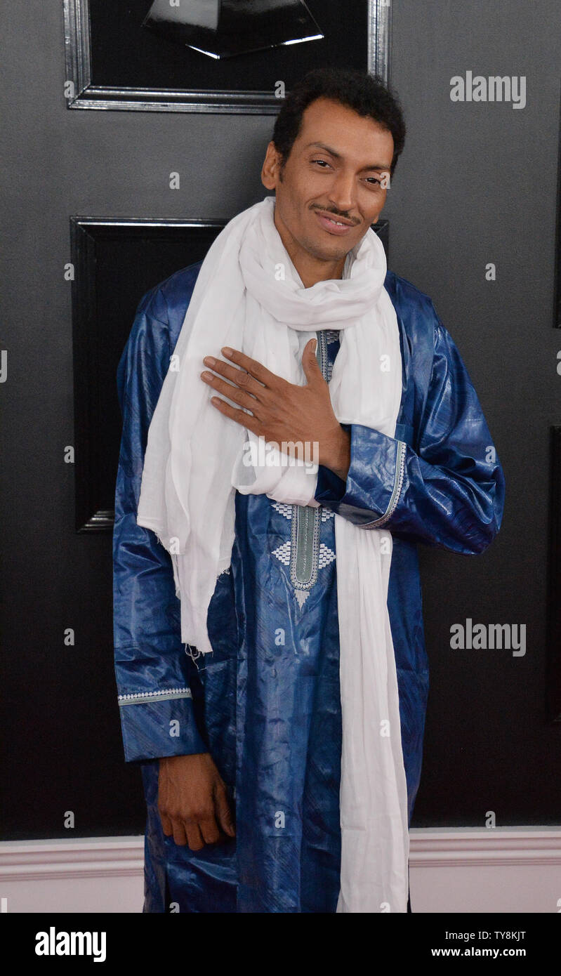 Bombino arrives for the 61st annual Grammy Awards held at Staples ...