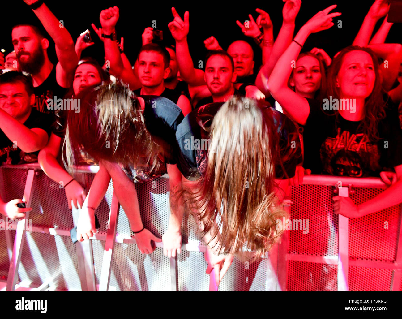 Prague, Czech Republic. 25th June, 2019. American music band Slayer ...