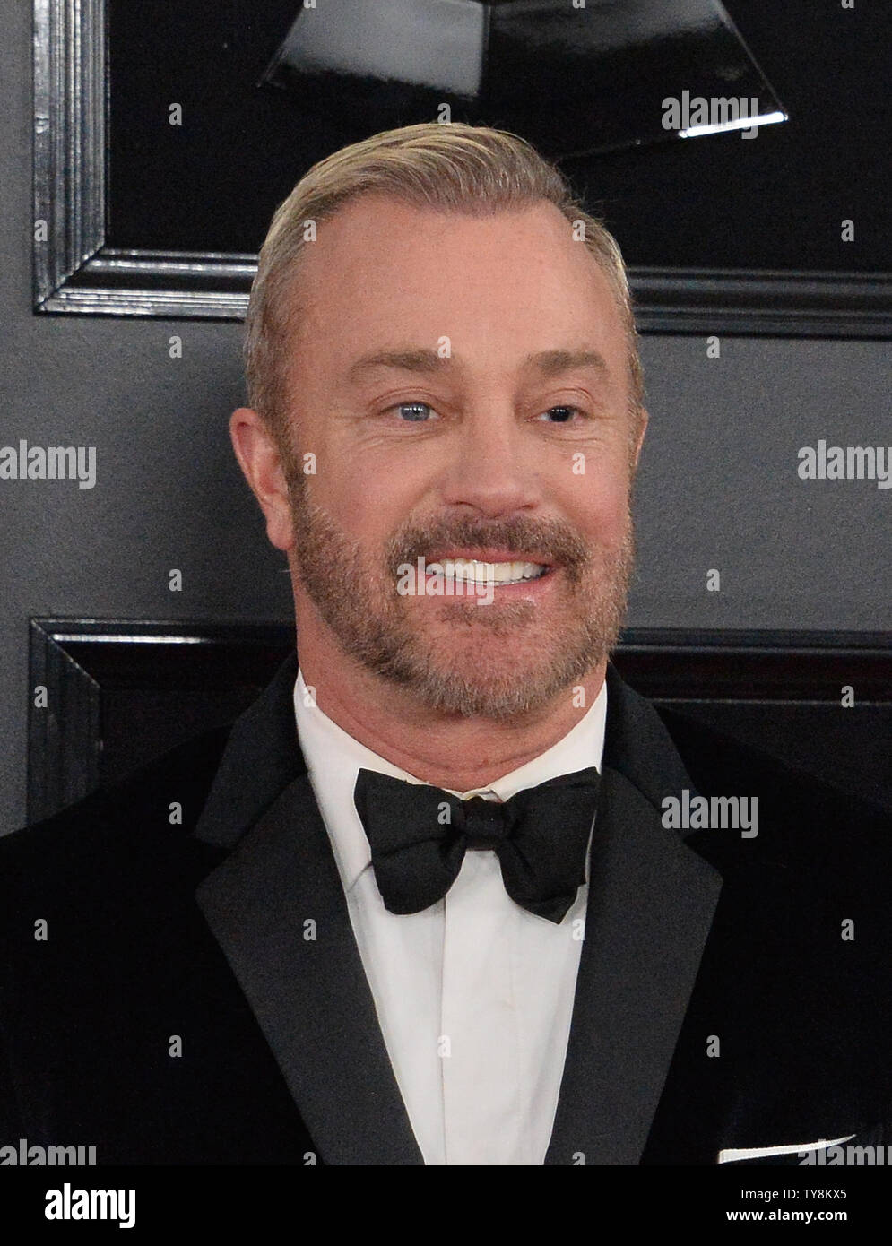 John Feldman arrives for the 61st annual Grammy Awards held at Staples ...