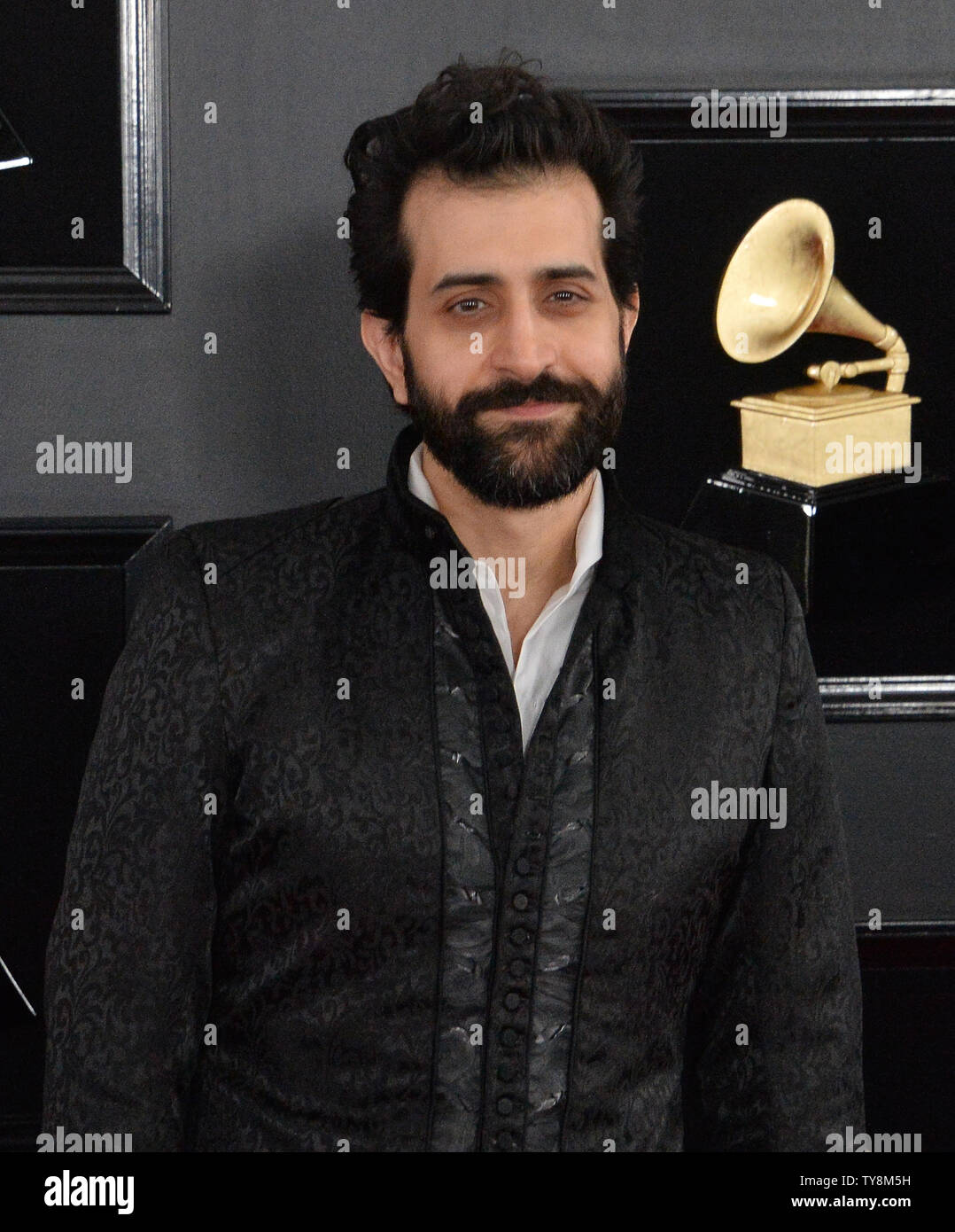 Karim Sulayman arrives for the 61st annual Grammy Awards held at ...